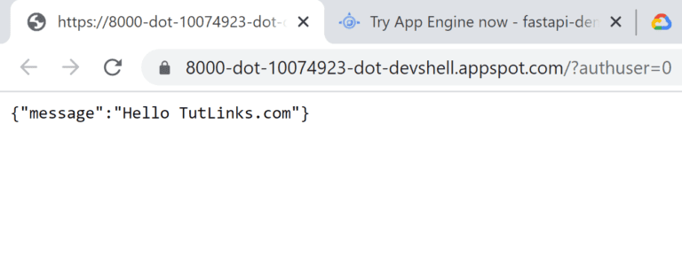 Deploy FastAPI app on Google Cloud Platform » TutLinks